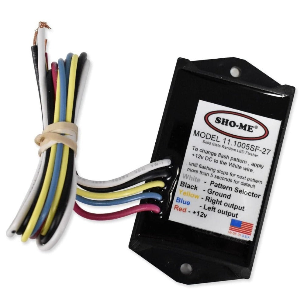 Able2/Sho-Me 11.1005SF-27 LED Flasher with 27 Strobe-Style Patterns – Ultra Bright Lightz