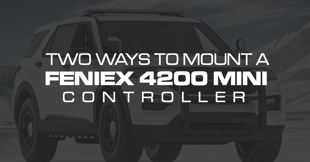 Two Ways to Mount a Feniex 4200 Mini Controller – Ultra Bright Lightz