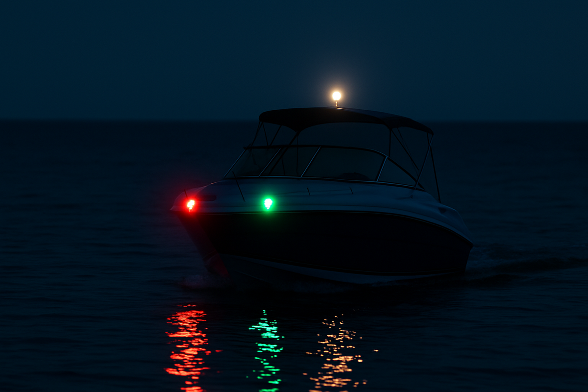 What Are the Red and Green Lights on a Boat? | Navigation Light Guide ...
