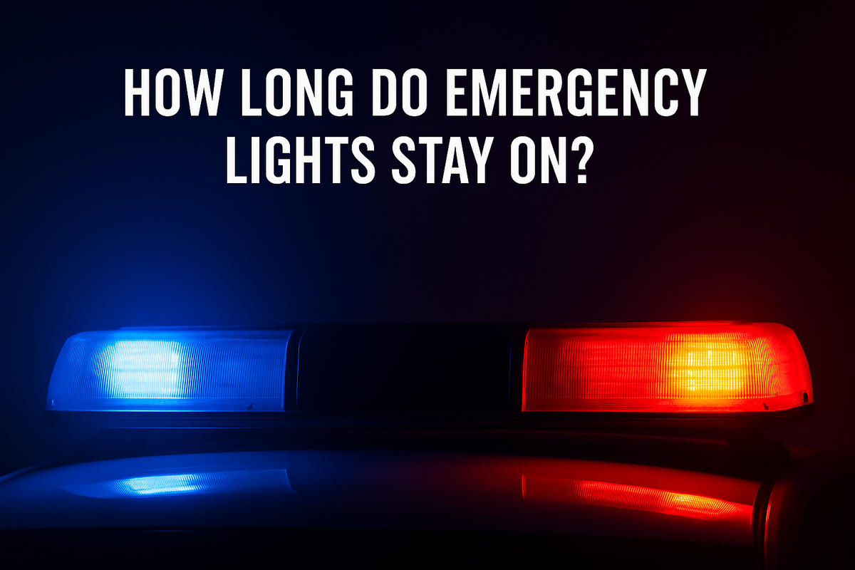 How Long Do Emergency Lights Stay On? – Ultra Bright Lightz