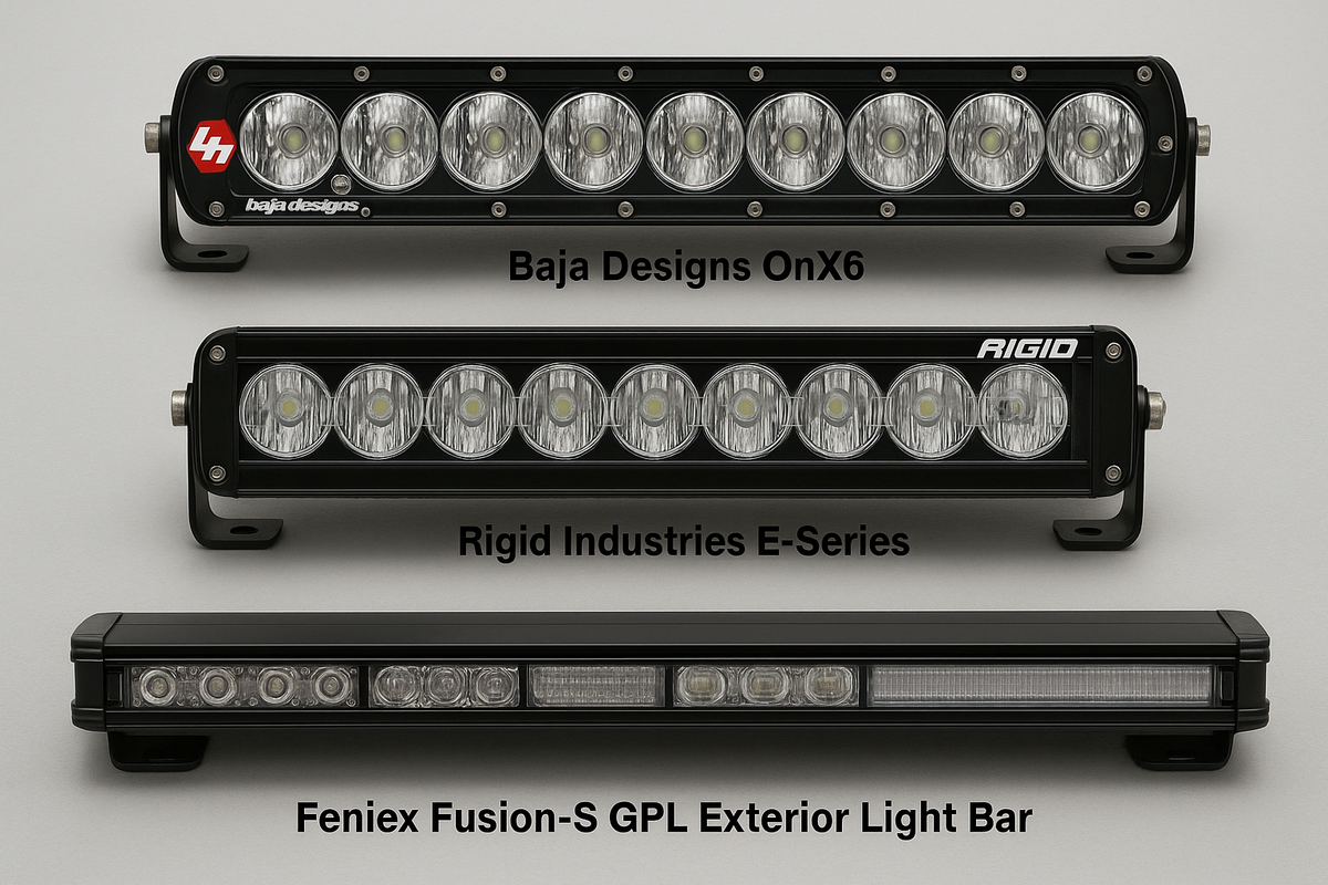 LED Light Bars: Baja Designs OnX6 vs. Rigid Industries E-Series vs ...