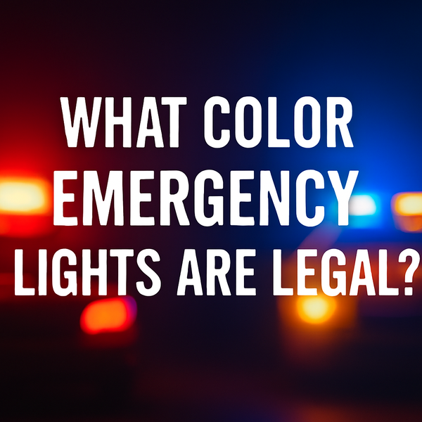What Color Emergency Lights Are Legal? – Ultra Bright Lightz