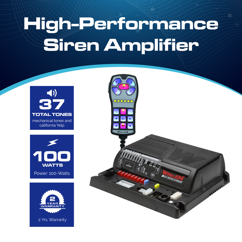 Whelen HHS3200 Handheld Siren and Controller – Ultra Bright Lightz
