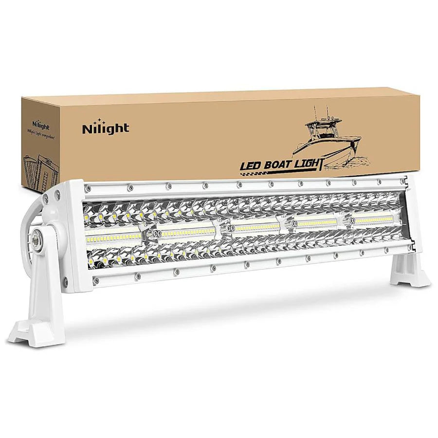 Nilight 22inch 480W Marine Boat Light Bar – Ultra Bright Lightz