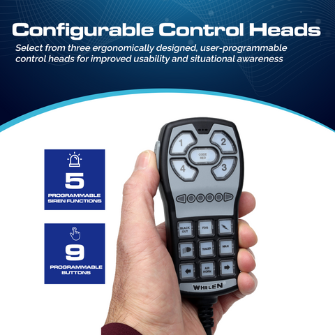 Whelen HHS3200 Handheld Siren and Controller – Ultra Bright Lightz