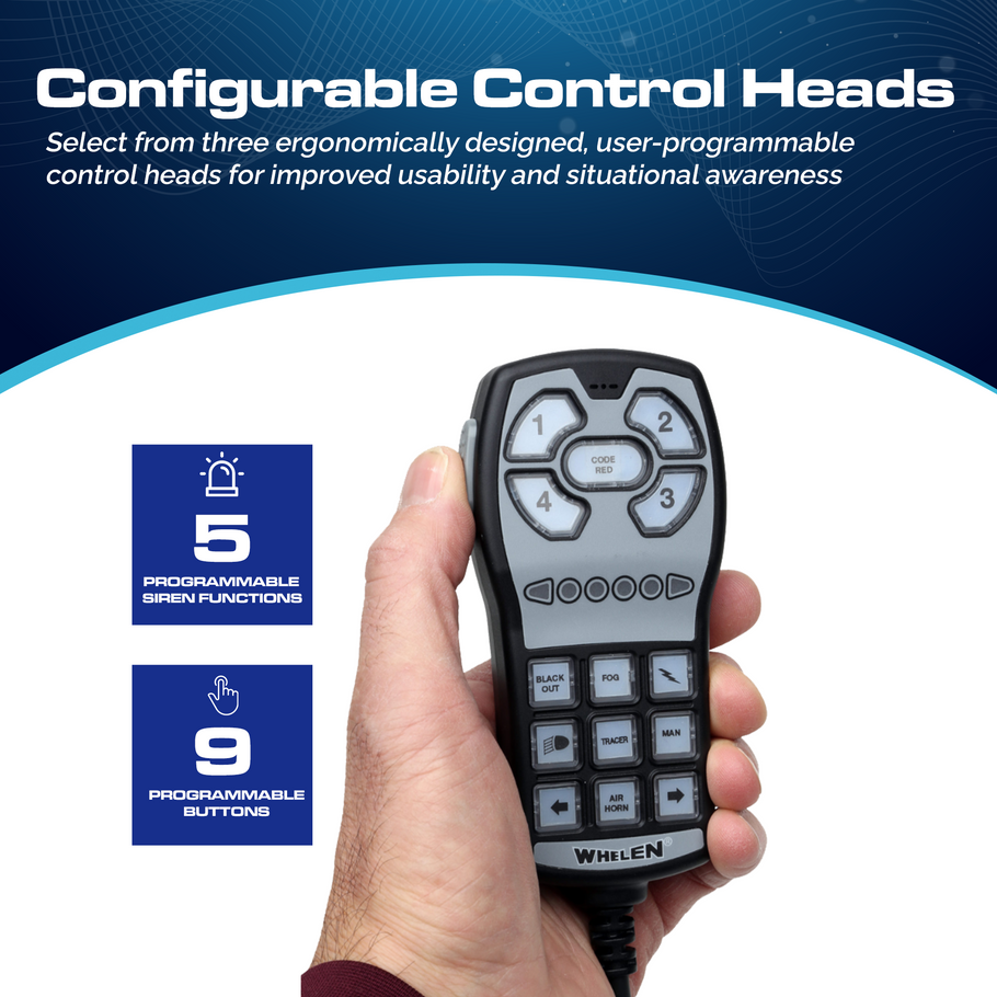 Whelen HHS3200 Handheld Siren and Controller – Ultra Bright Lightz