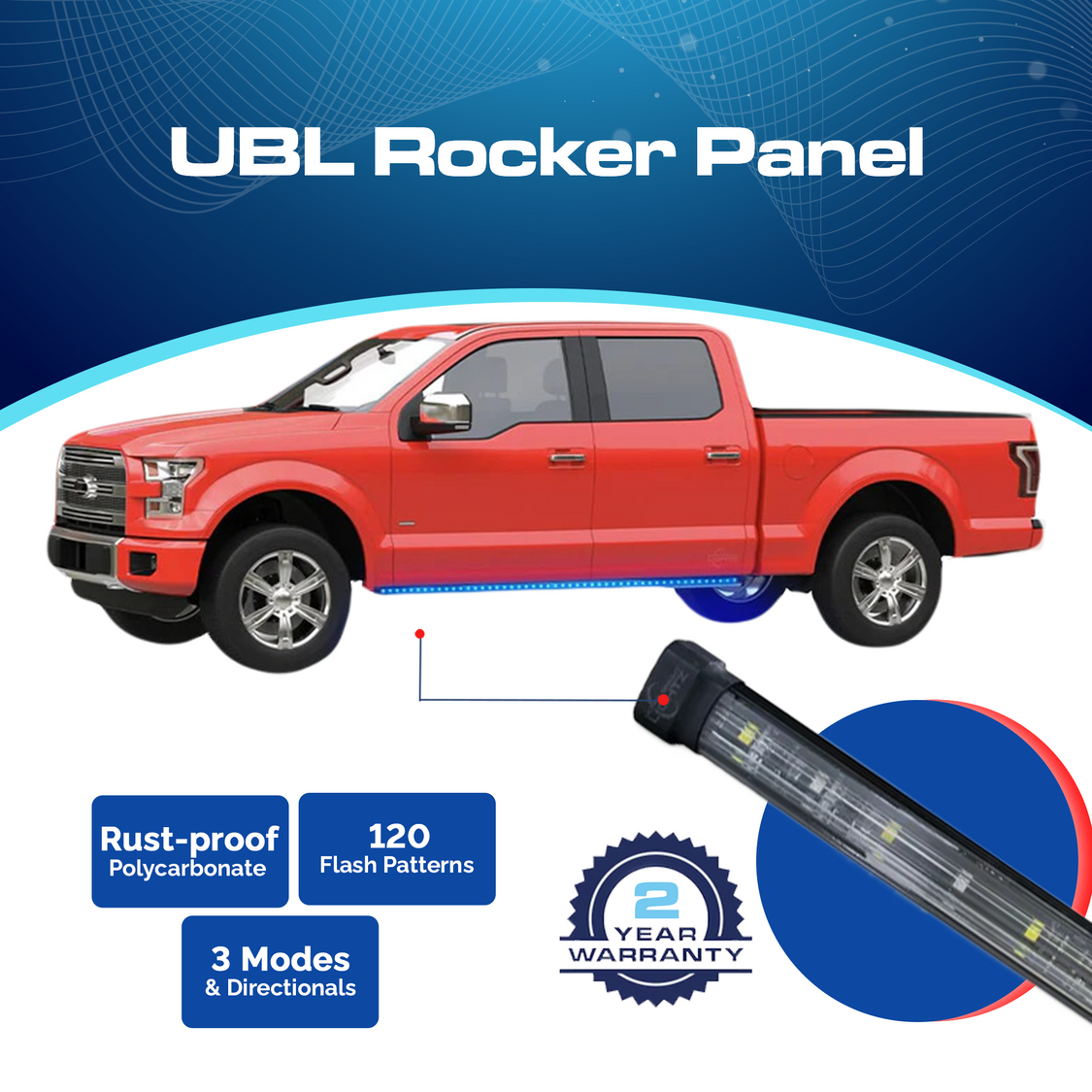 Running Board Lights | LED Running Board Lights, Strobe, and Rocker ...