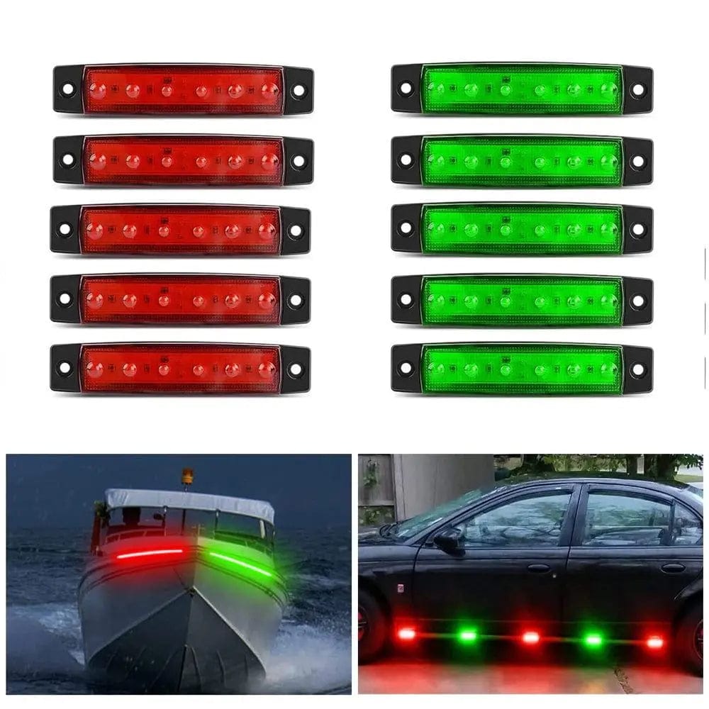 Nilight 3.8inch Boat Marker Lights (10pcs) – Ultra Bright Lightz