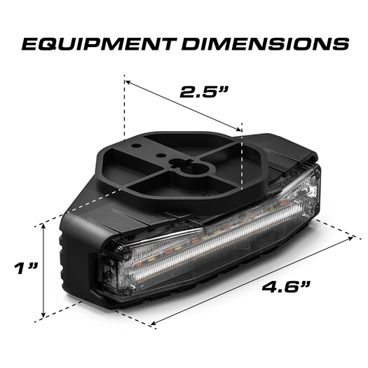Under Mirror Lights | Mirror Mounted Strobe & Police Mirror Lights ...